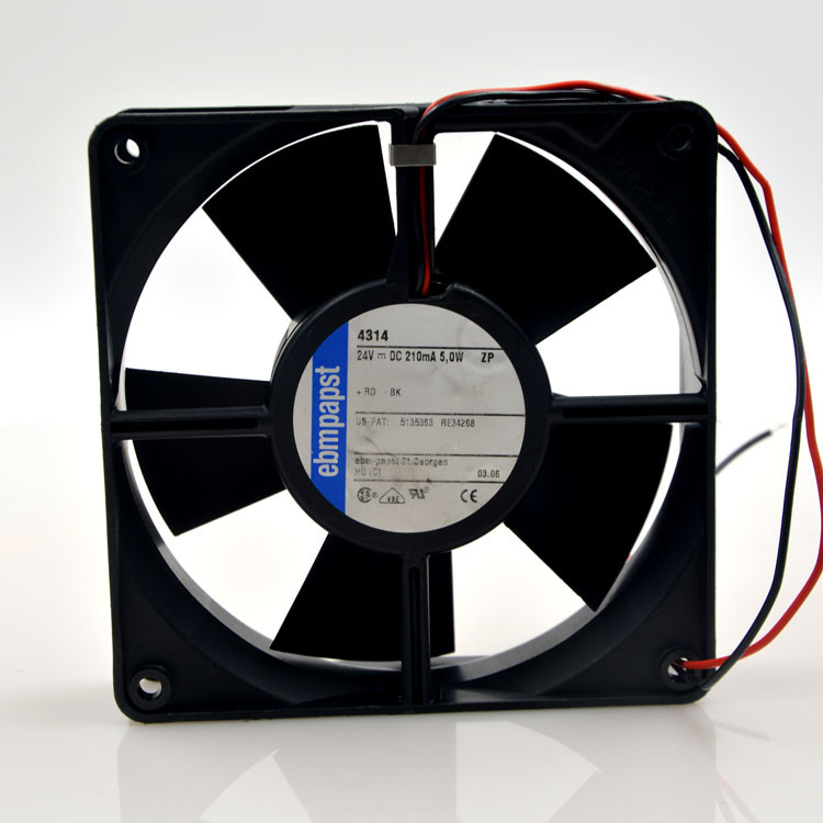 Original ebmpapst TYP 4314 DC24V 5W 12032 12CM/cm Inverter Cooling Fan ...