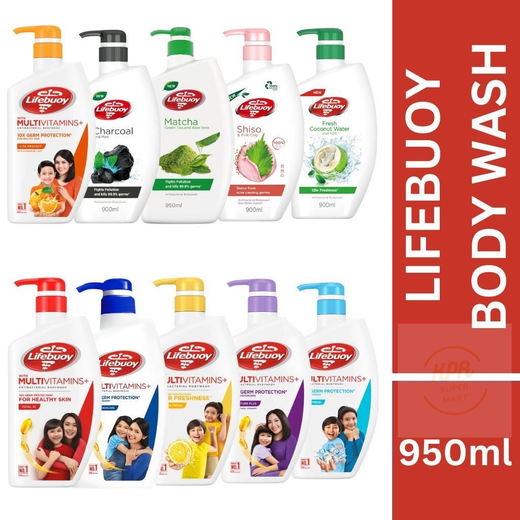 LIFEBUOY Antibacterial Shower Gel (900ml/950ml) | Shopee Malaysia