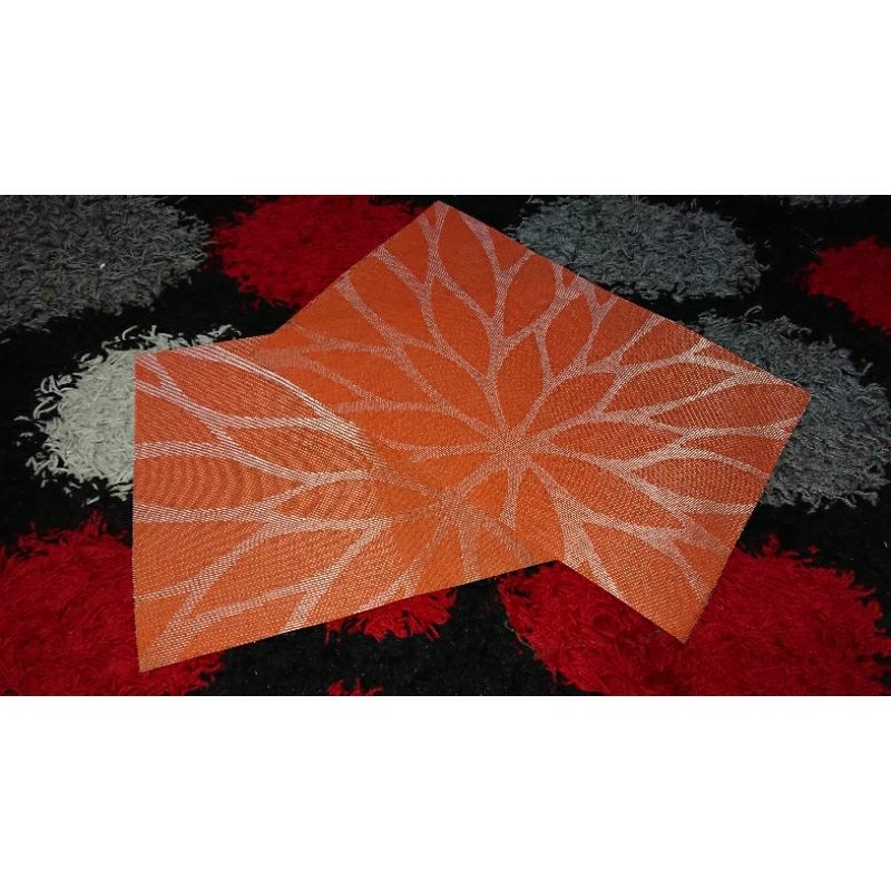pvc placemats 2 pieces alas meja pelapik meja | Shopee Malaysia