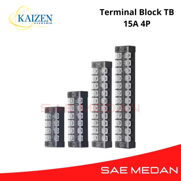 Terminal block 15A 4P TB1504 | Shopee Malaysia