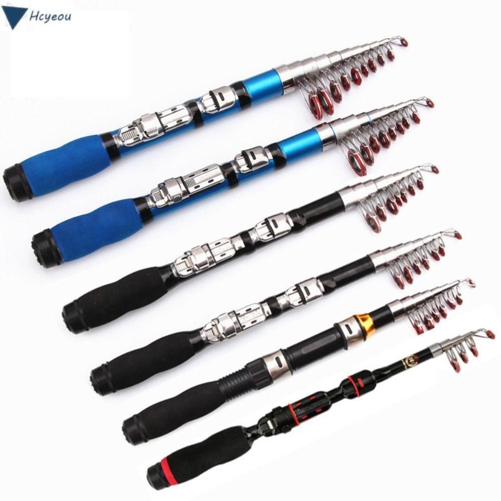 HCYEOU Telescopic Fishing Rod, Glass Fiber Reinforced Plastics 1.2m 1 ...