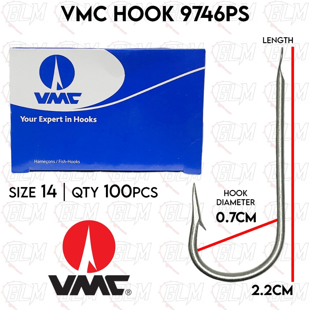 VMC 9746 LONG LINE FISHING HOOK (100PCS 1BOX) | Shopee Malaysia