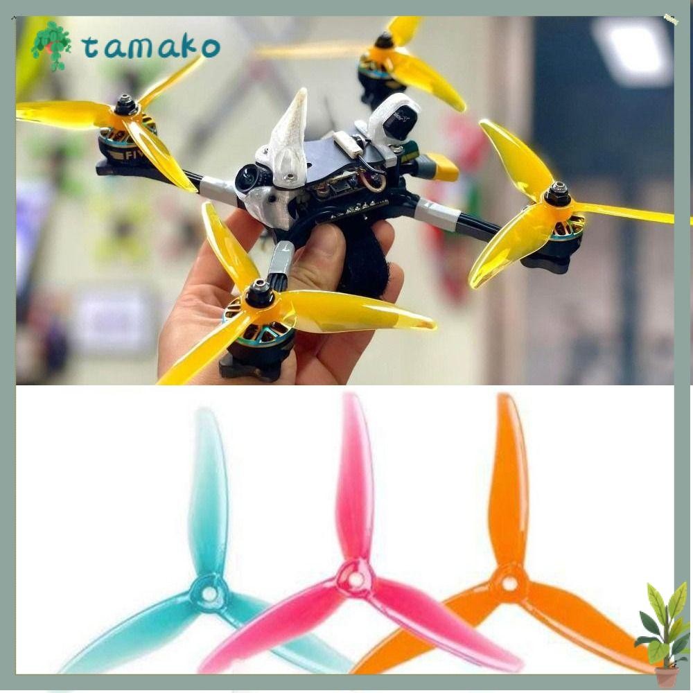 TAMAKO 2 pairs Propeller, Wing Fans 5inch 3 Blade Tri-Blade Propeller ...