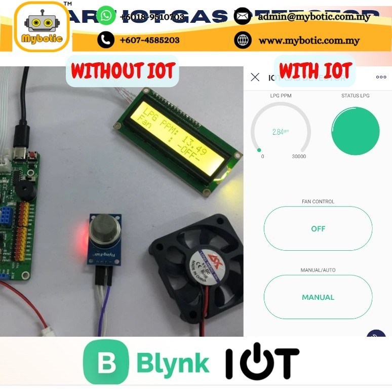 Arduino Stem Rbt Project Arduino Iot Blynk Arduino Iot Smart Gas Detector With Durian Uno