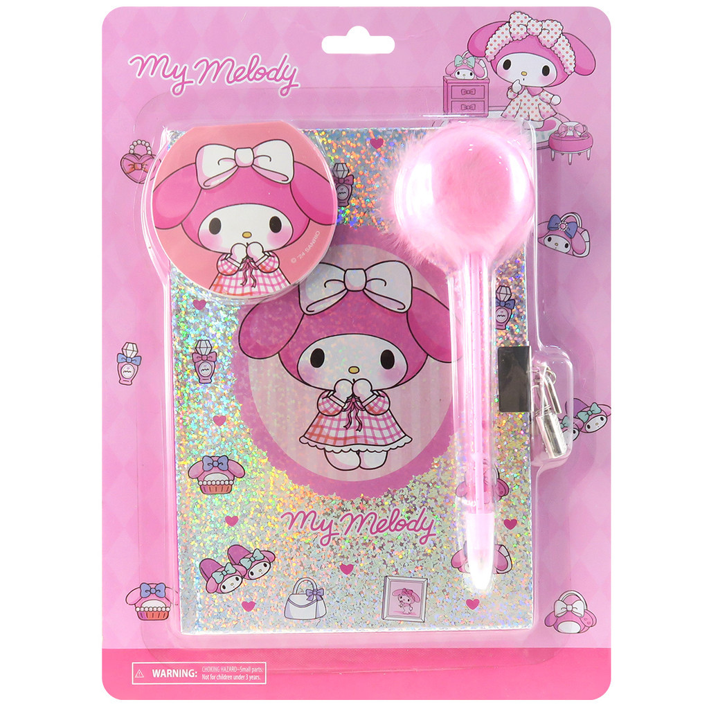 My Melody Cute Note Book Set With Pom Pom Pen (9228) | Shopee Malaysia