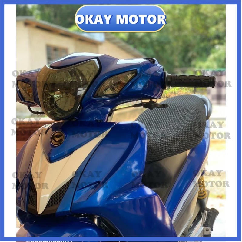 SYM E BONUS 110 SR EBONUS HEAD LAMP FRONT SIGNAL TAIL LAMP Smoke Tinted ...