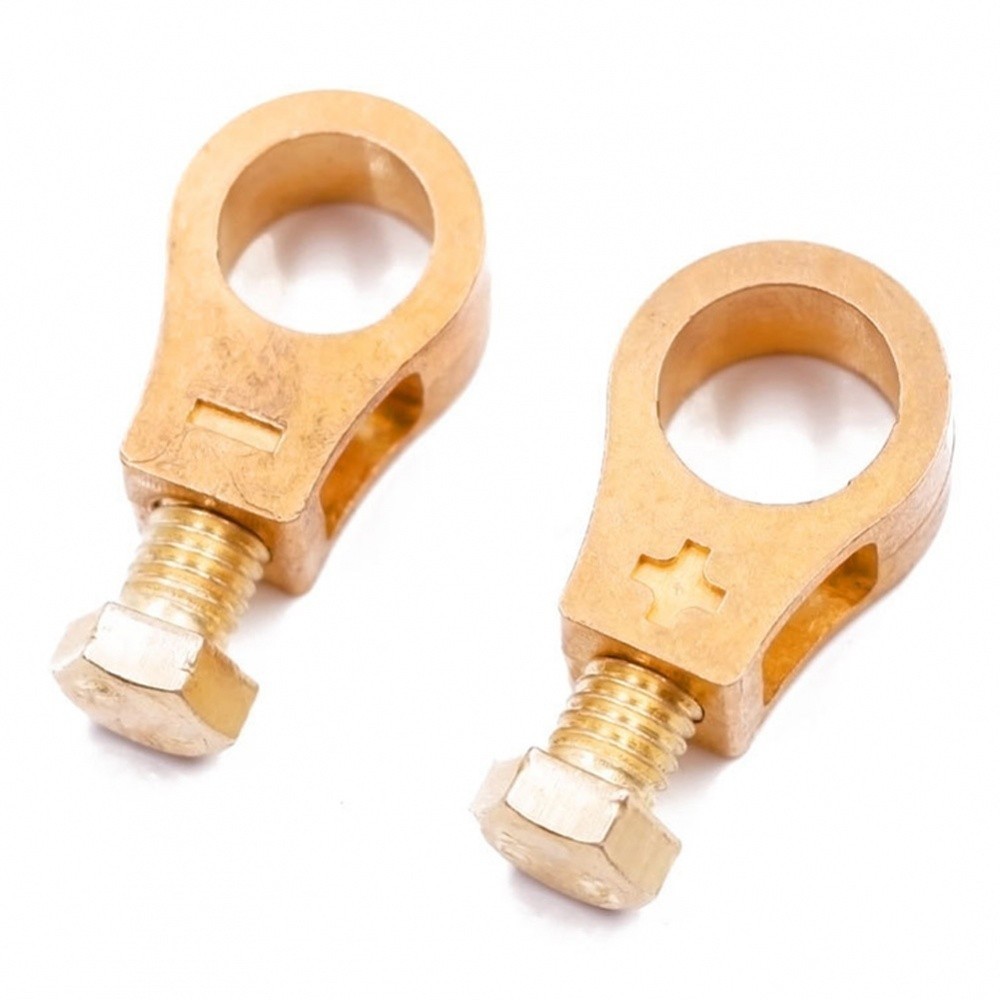 Battery Clip Pure Copper Car Battery Positive Negative Connection ...