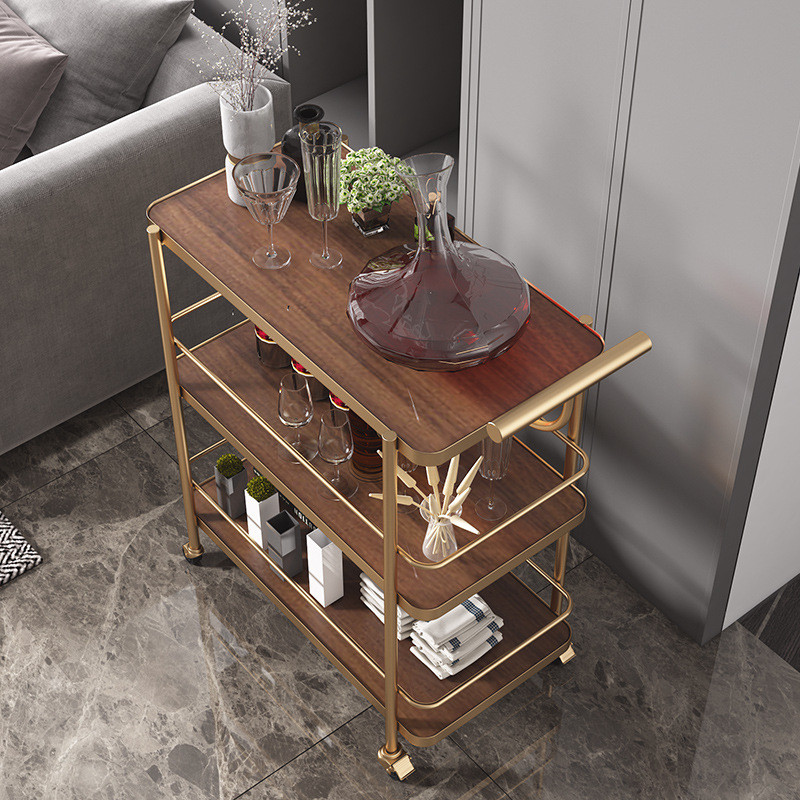 European-Style Drinks Trolley Kitchen Three-Layer Storage Rack Hotel ...