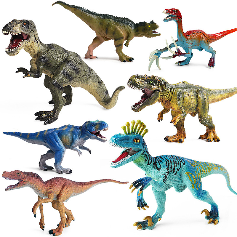Dinosaur World Eoraptor Pterosaur Carnotaurus Dilophosaurus Model ...