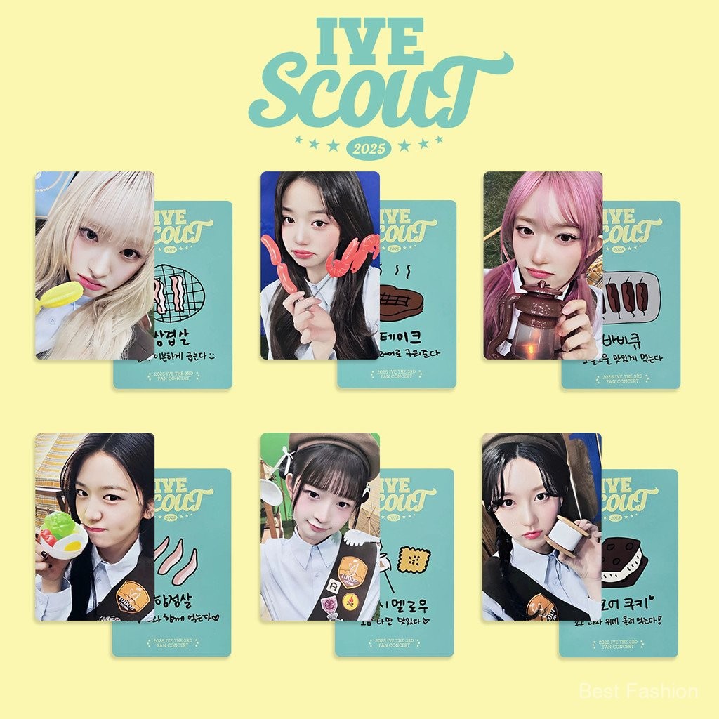 IVE Scout Merchandise Photocard Phase 4 Membership Gift Photocard ...