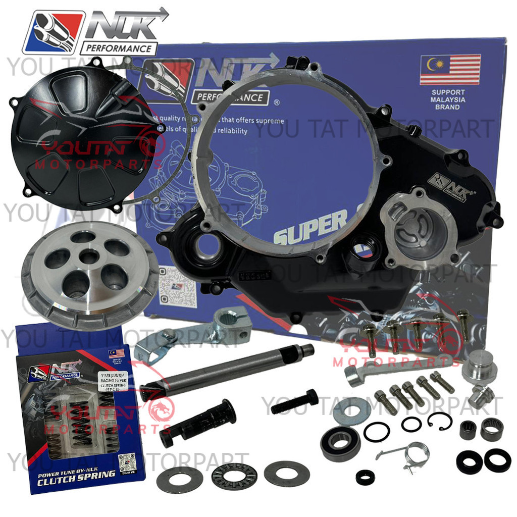 NLK PERFORMANCE Y15ZR V1 V2 LC135 5S RACING SPLIT TYPE CLUTCH COVER CLUTCH CONVERSION KIT ...