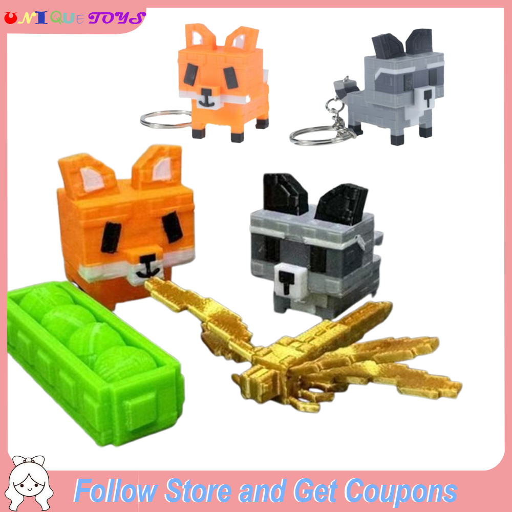 Grow a Garden Roblox keychain 3D Printing Figures Collectible Animal ...
