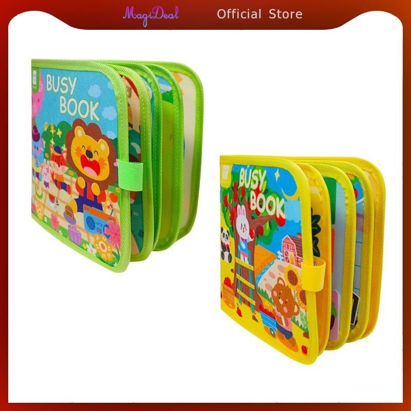 MagiDeal Felt Activity Book Sensory Toy Cute Preschool Activities ...