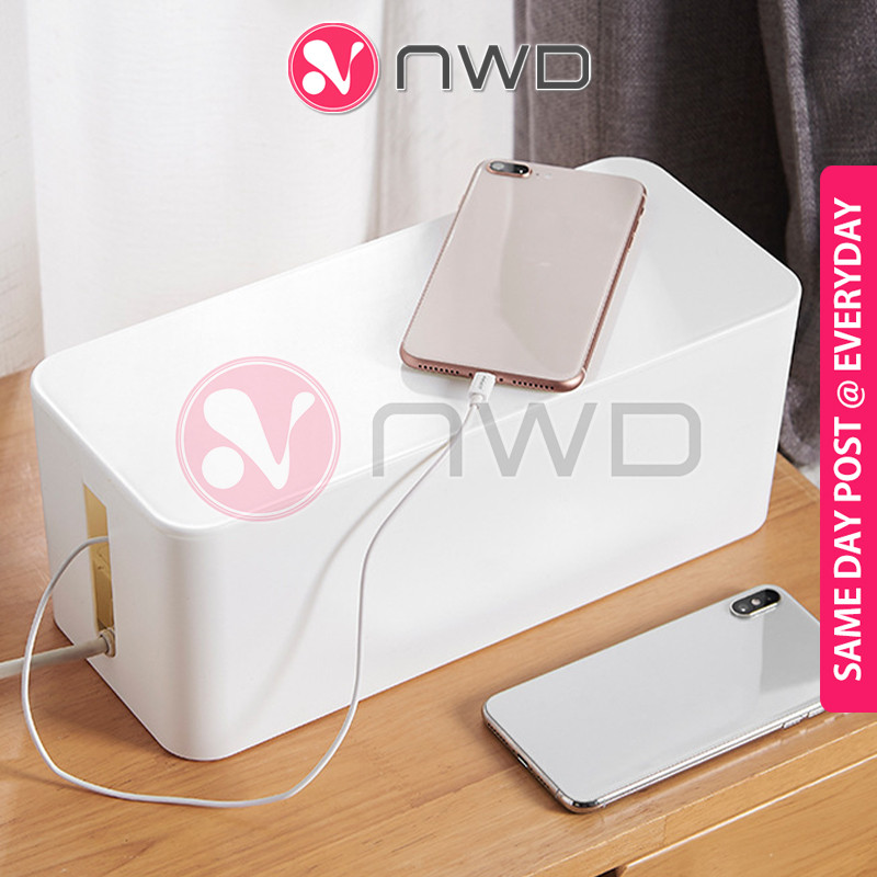 𝗞𝗘𝗠𝗔𝗦 𝗪𝗔𝗬𝗔𝗥 》 Cable Management Storage Box Wire Organizer Case Kotak ...