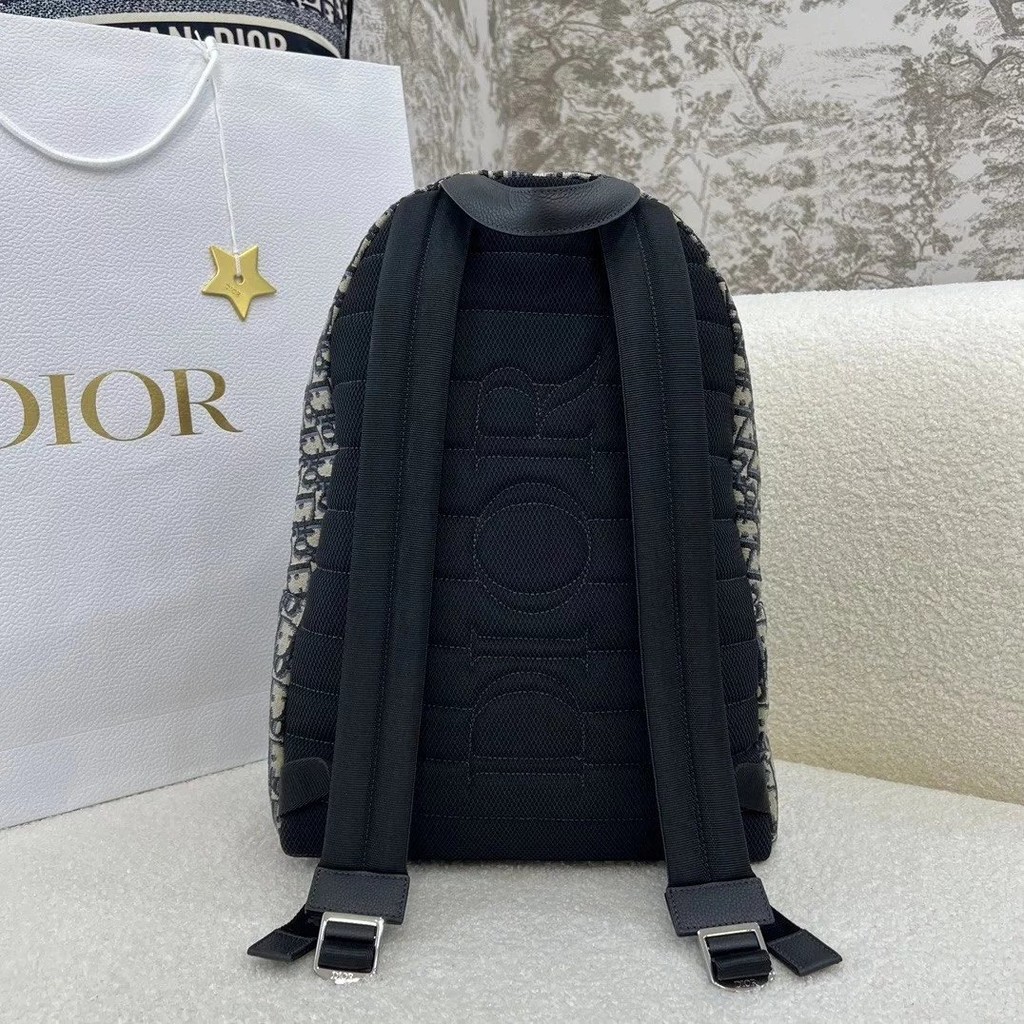 Dior New Product Preppy Style Big logorider Backpack School Bag ...