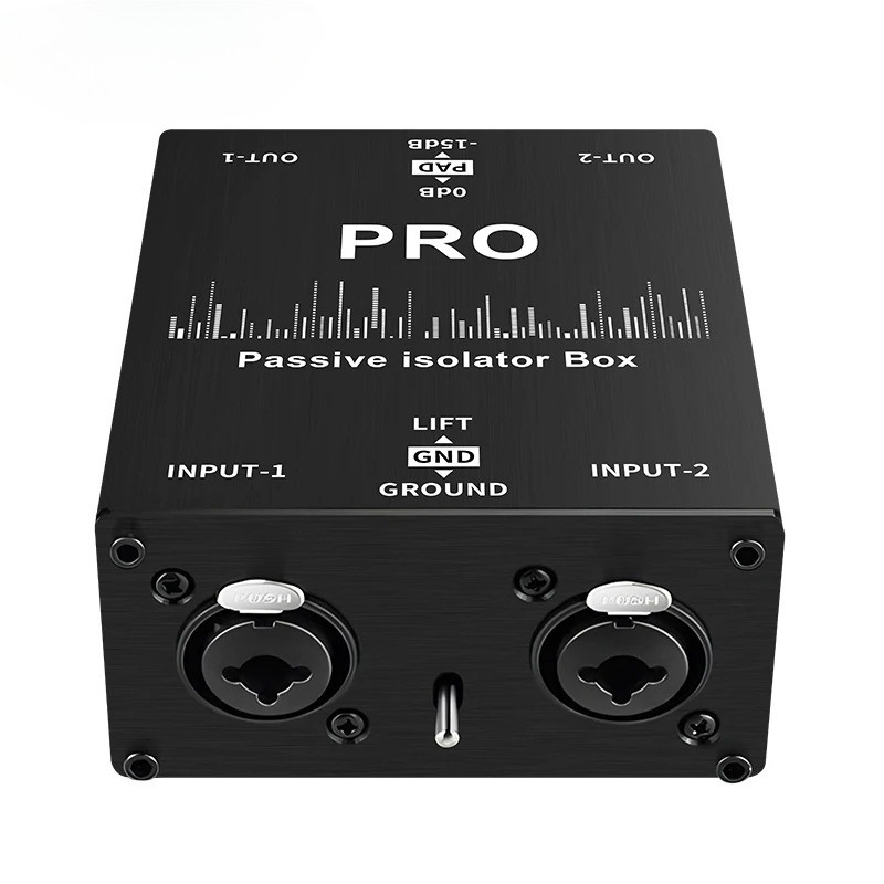 XLR Audio Isolator Current Sound Noise Cancellation Mixer Microphone ...