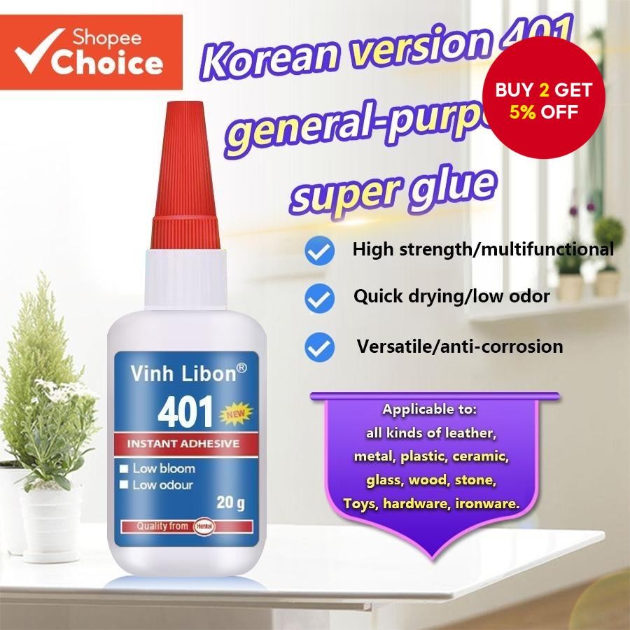 One Piece Of 20G Strong Instant Adhesive, Including 401, 403, 406, 460 ...