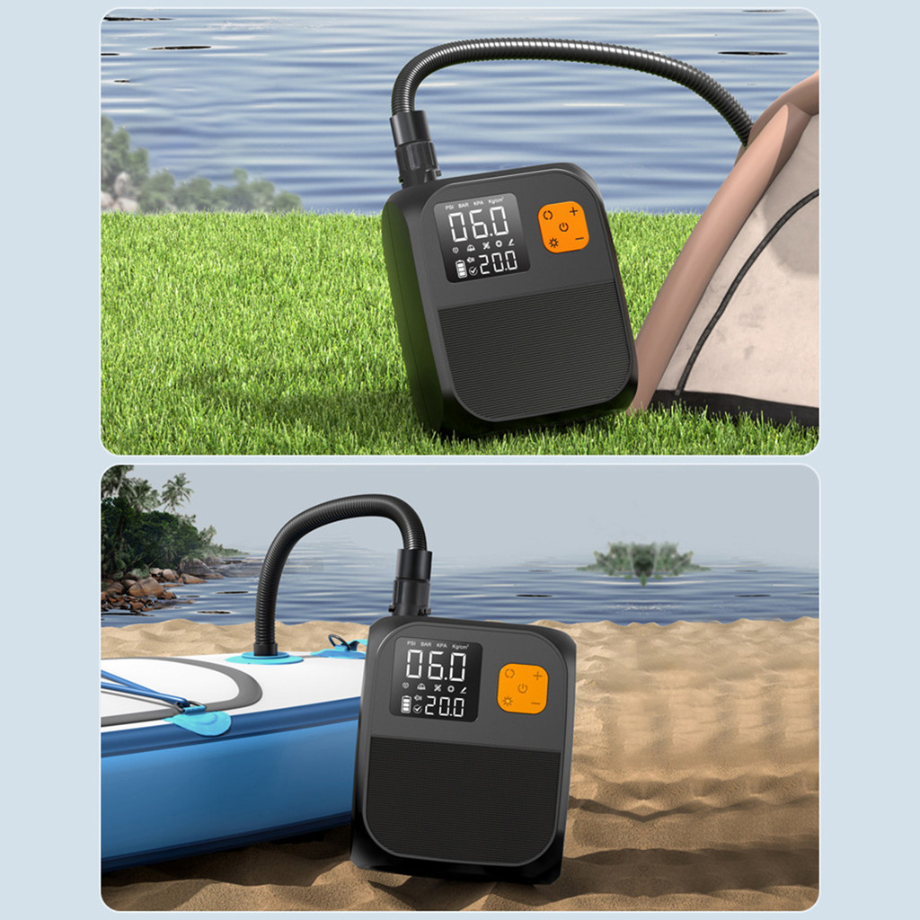 SUP Air Pump Rechargeable Electric Paddle Board Pump Portable Electric ...