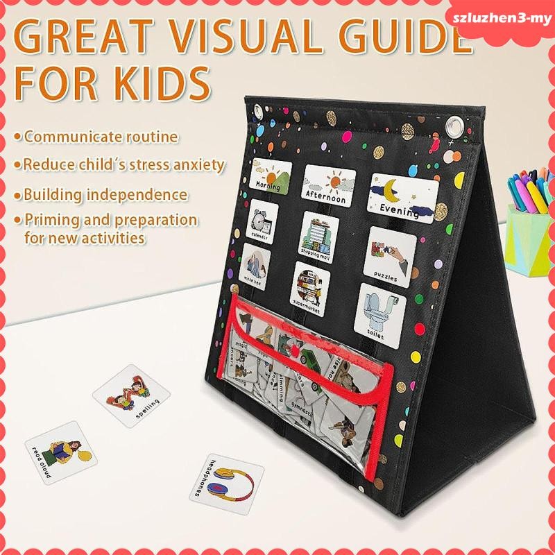 [SzluzhenbcMY] Visual Schedule Calendar Chart for Kids Learning ...