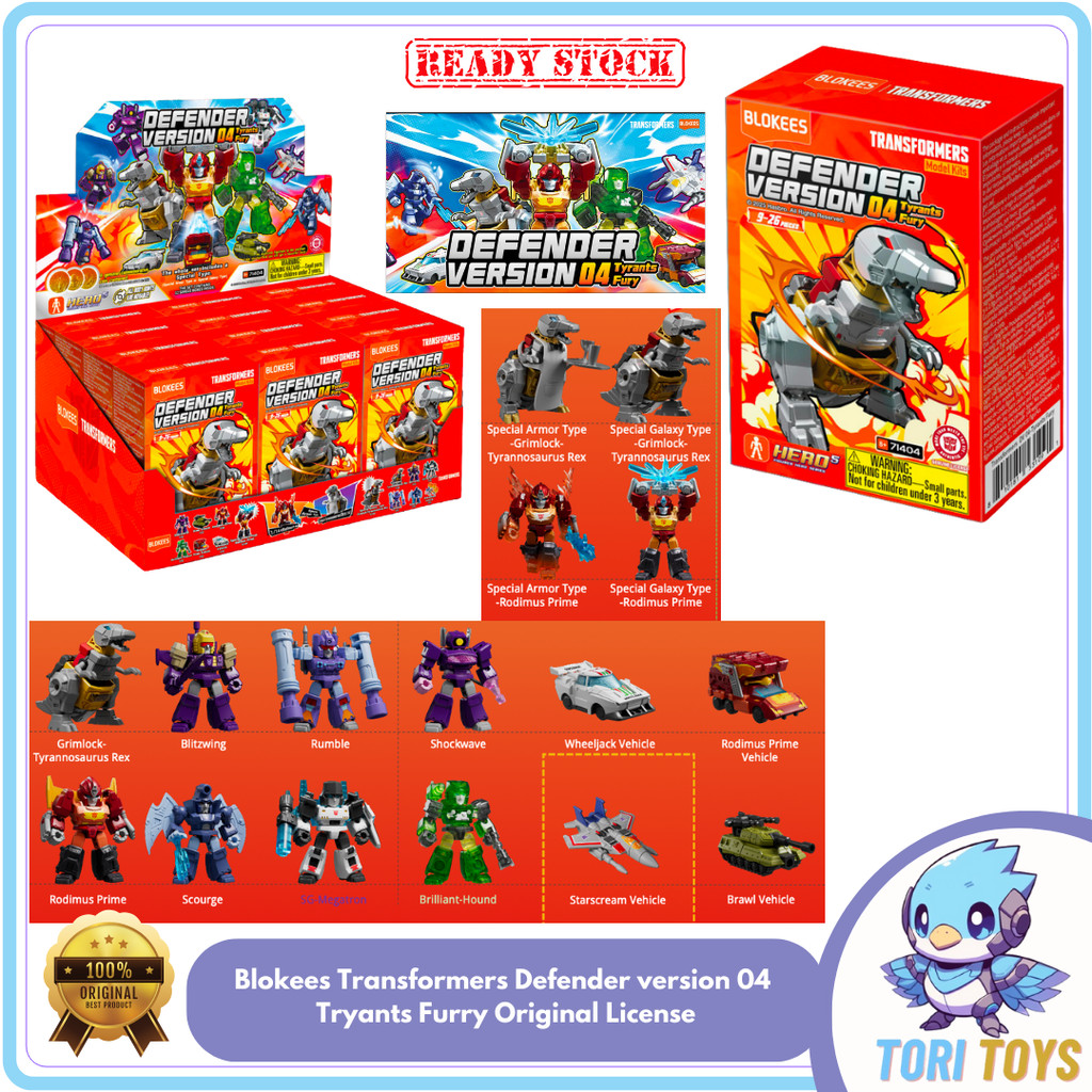 Blokees Transformers Defender Version 04 Tryants Furry Model Kit ...