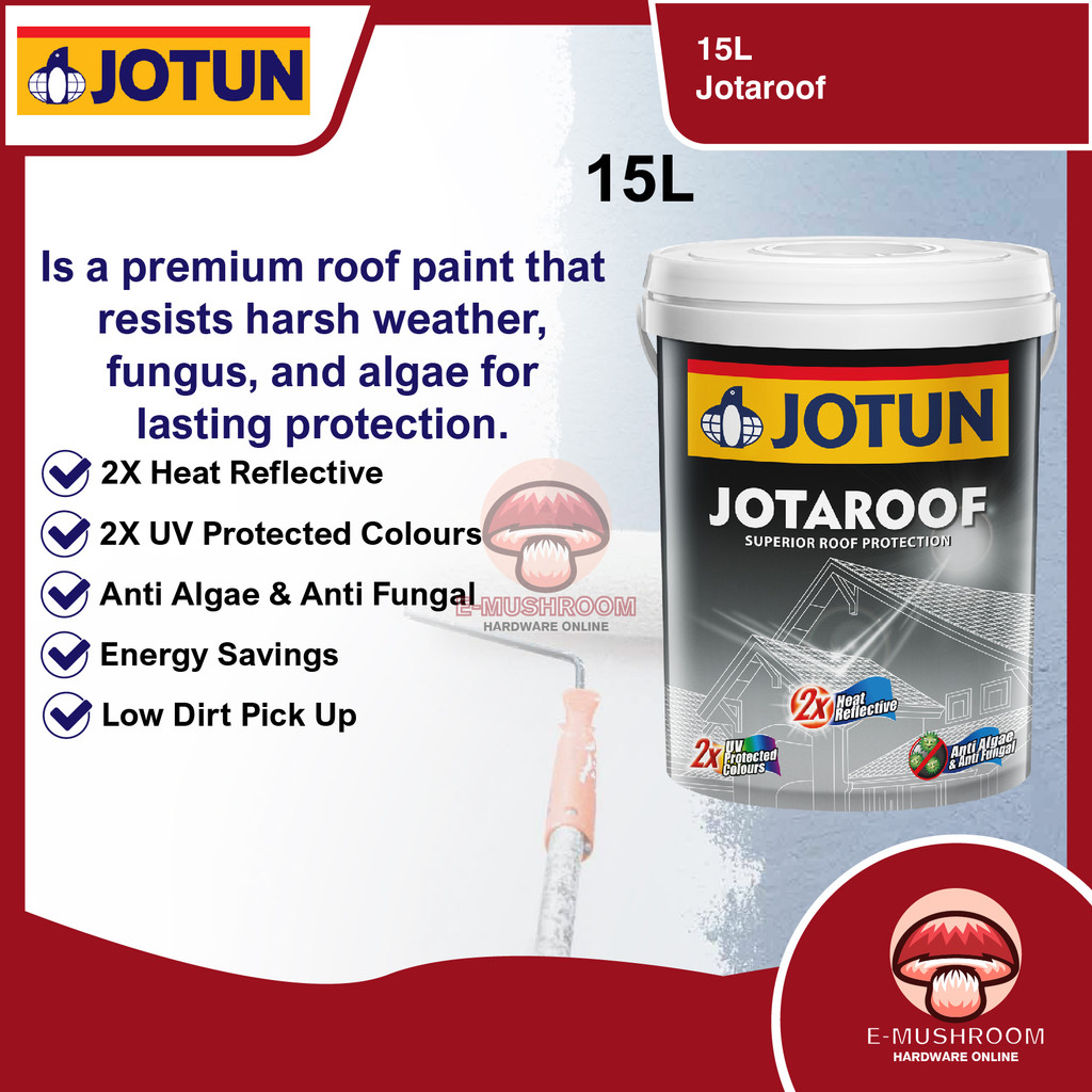 15L Jotun Paint Jotaroof Superior Roof Protection (2X UV Protected ...