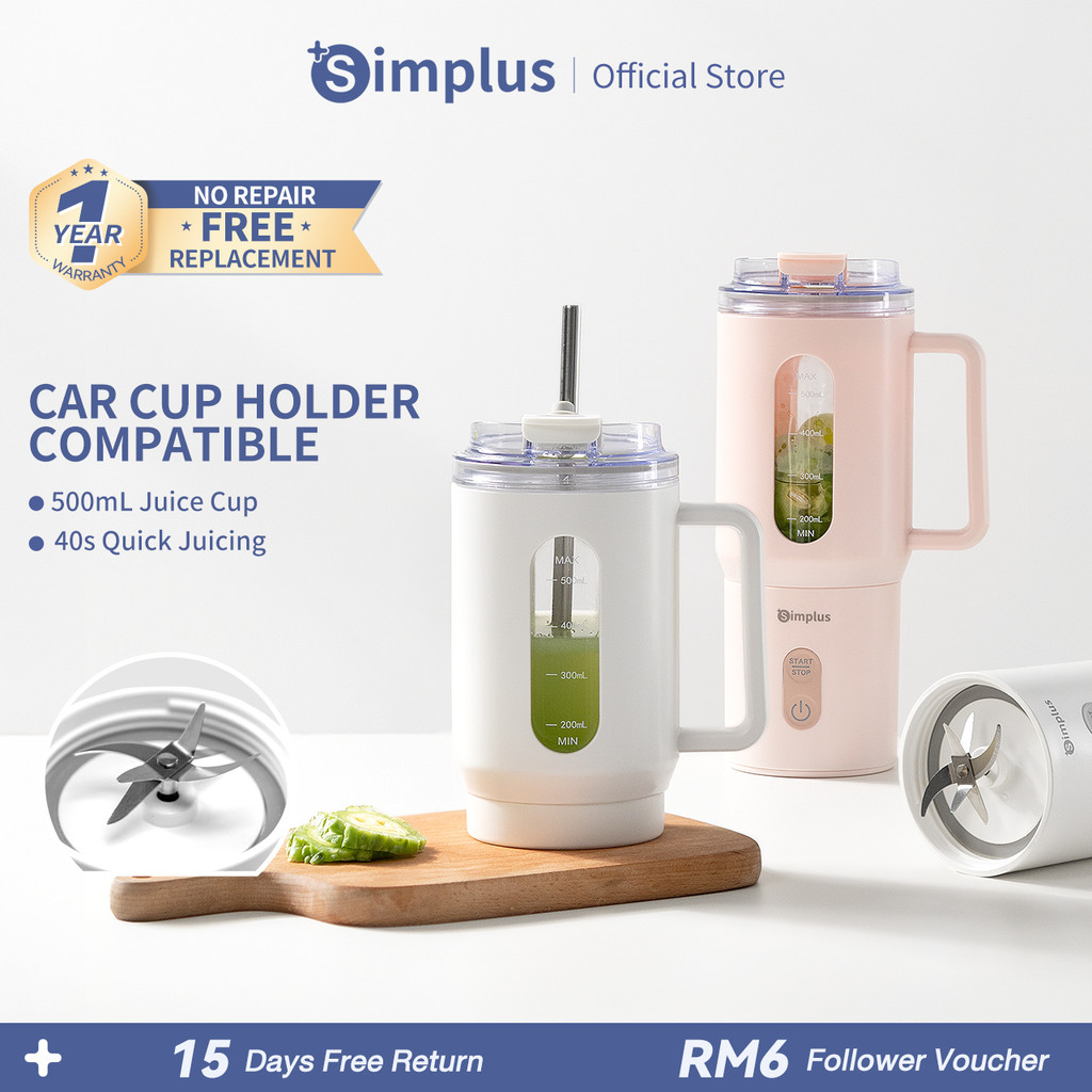 【New Launch】Simplus Portable Blender Wireless Juicer Cup To-Go Travel ...