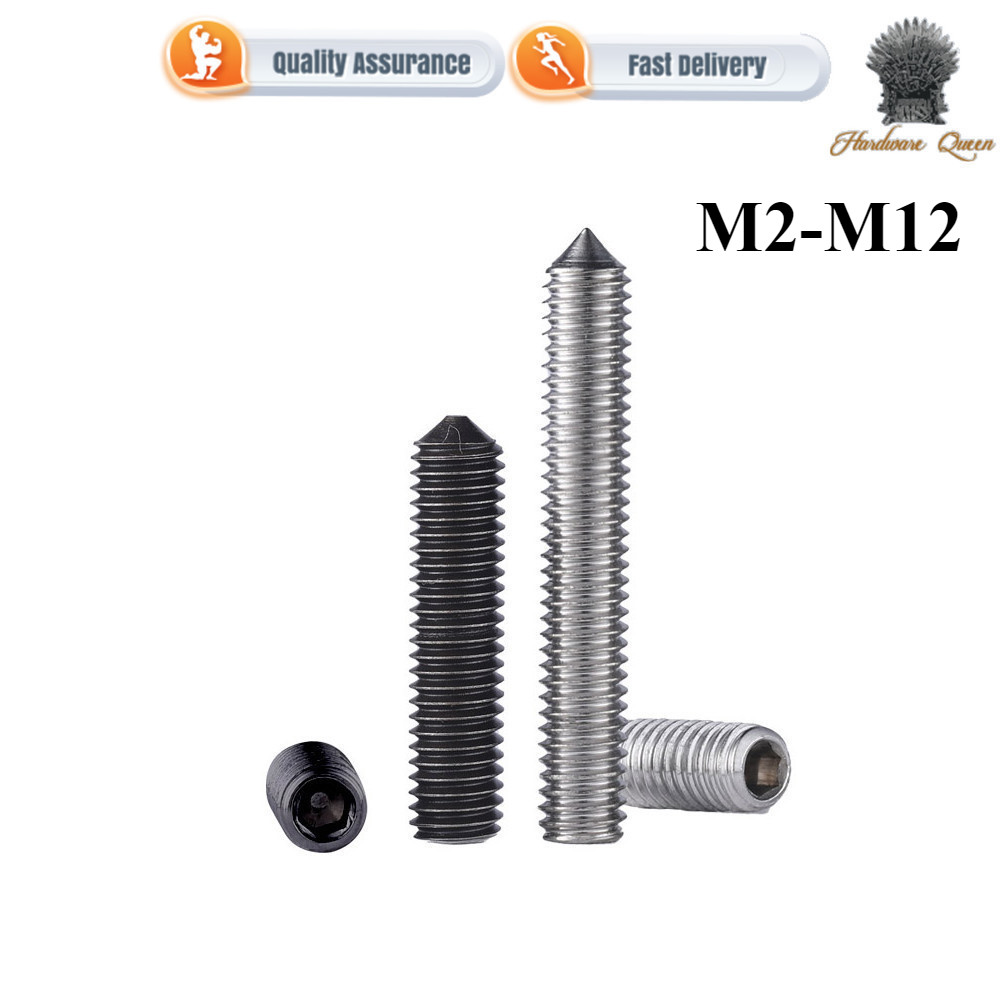 [N1QN3] 304 Stainless Steel Sharp Edge Hexagon Socket Tightening Screw ...