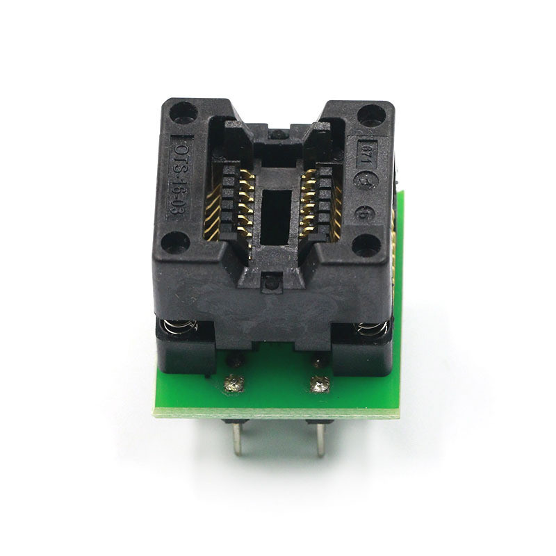 Ic Test Socket Narrow Body Sop16 To Dip16 Burning Socket Programming 7192