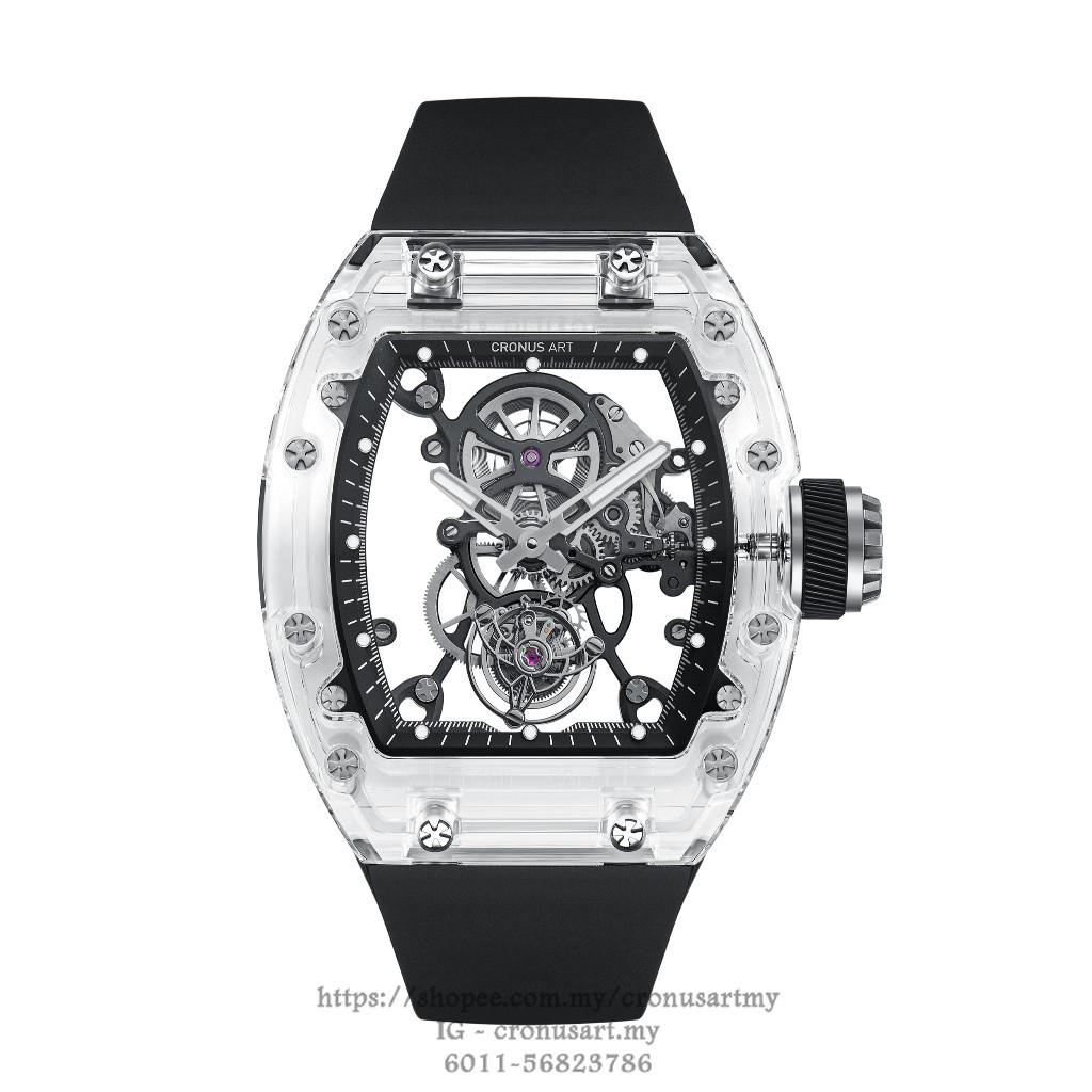 CRONUS ART CM 08- 028 Tourbillon Skeleton Dial with Sapphire Case ...