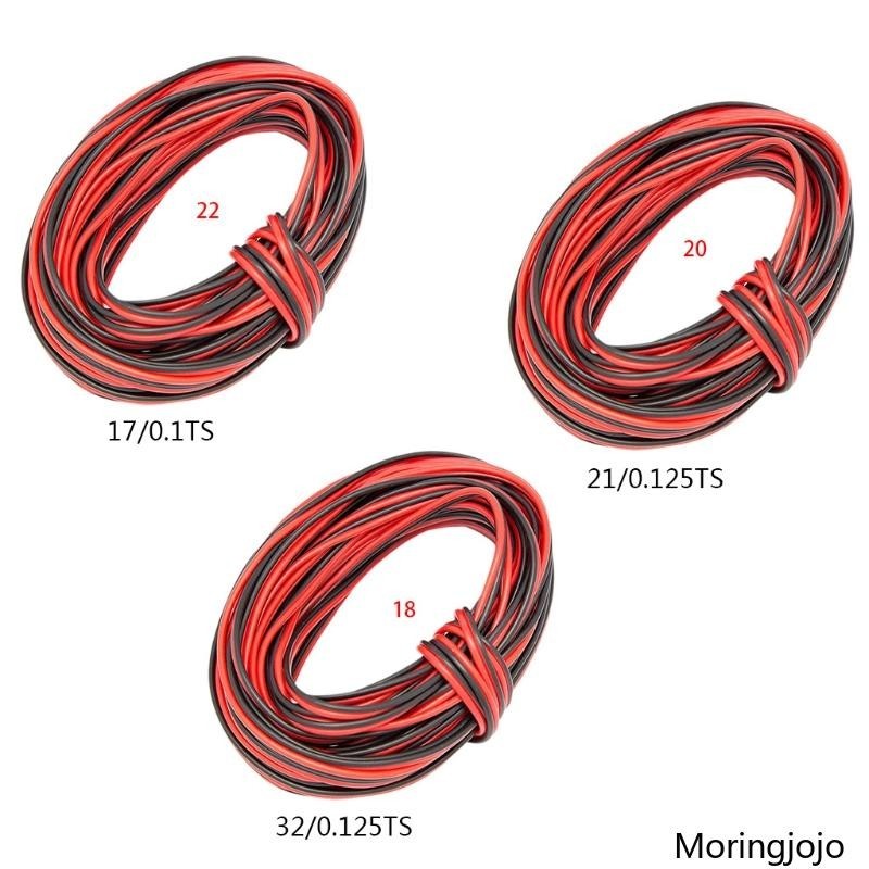JoJo 10M 18 20 22 Gauge AWG Electrical Cable Wire 2pin Tinned Copper ...