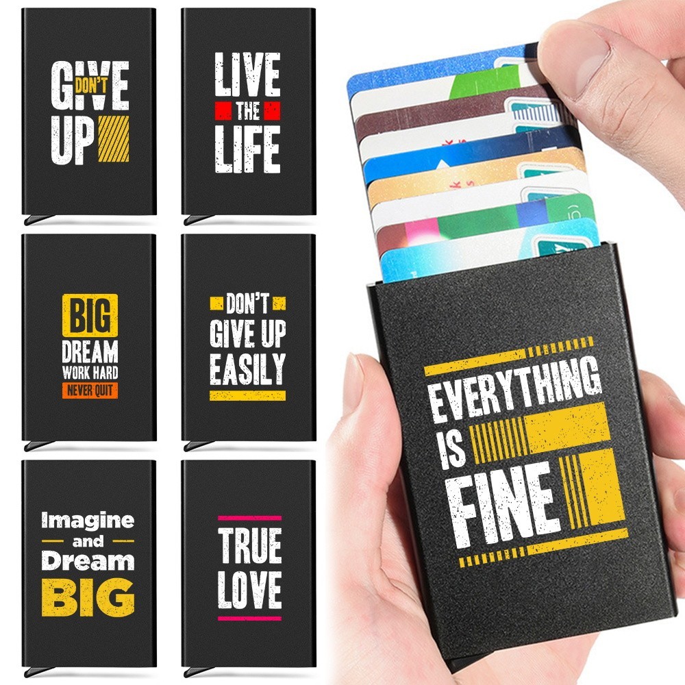 Aluminium Anti Rfid Card ID Credit Bank Card Holder Wallet Men Anti ...