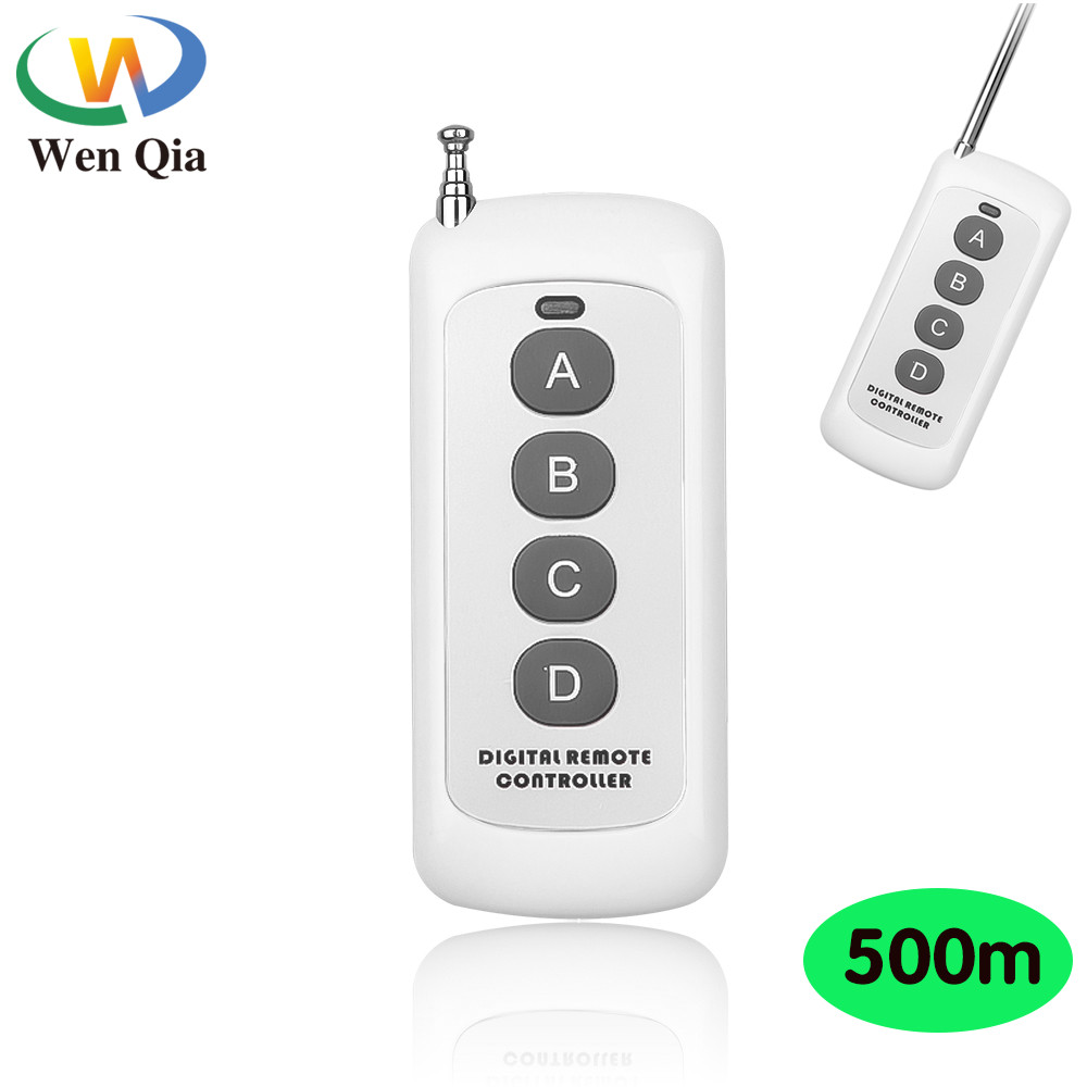 433MHz Universal Clone Remote Control Copy Function 500m RF Transmitter Auto Cloning Duplicator ...