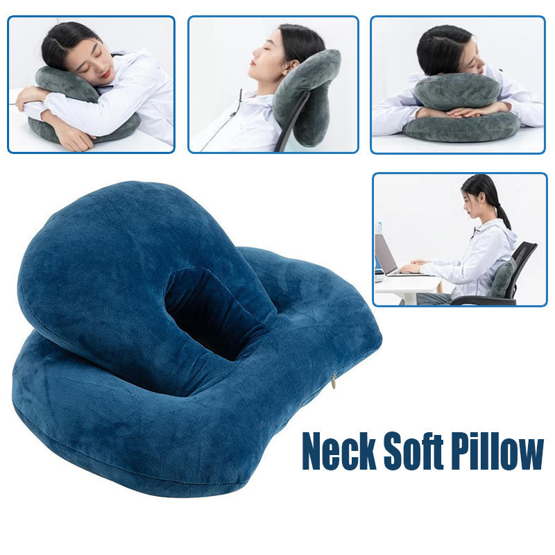 Office Nap Sleeping Neck Soft Pillows Lunch Break Face Down Pillow ...