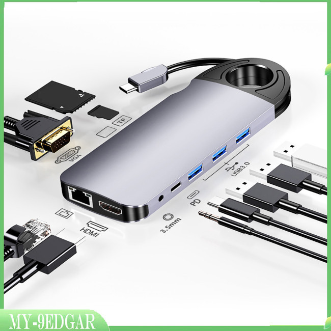 Gil 10 In 1 USB C Hub Docking Station Laptop Docking Station Dual ...