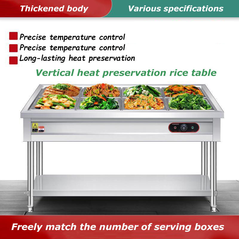 Commercial Constant Temperature Table Electric Heating Insulation Table ...