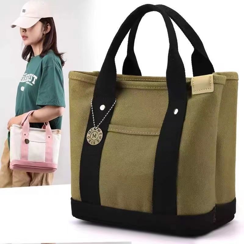 New Style Japanese Style Lotte High-End Canvas Bag Ladies Bento Bag ...