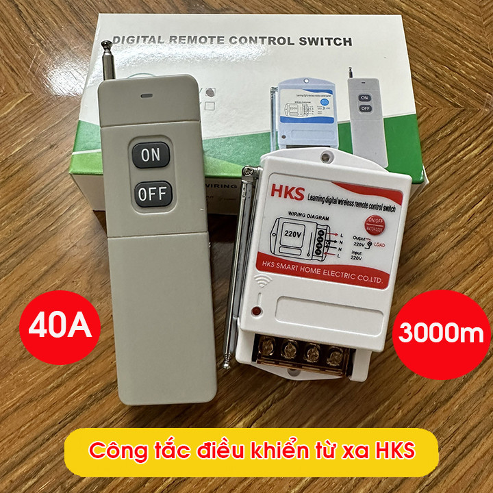 Hks-3000m 40A/220V water pump motor control switch set, rf remote electric controller | Shopee ...