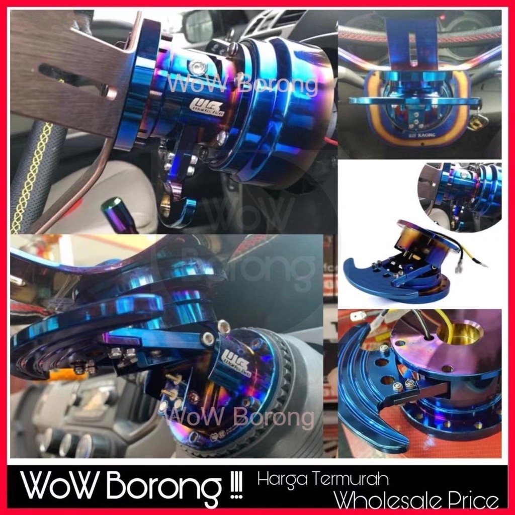 Neo Chrome Racing Steering Wheel Quick Release Hub Kit Adapter Body ...