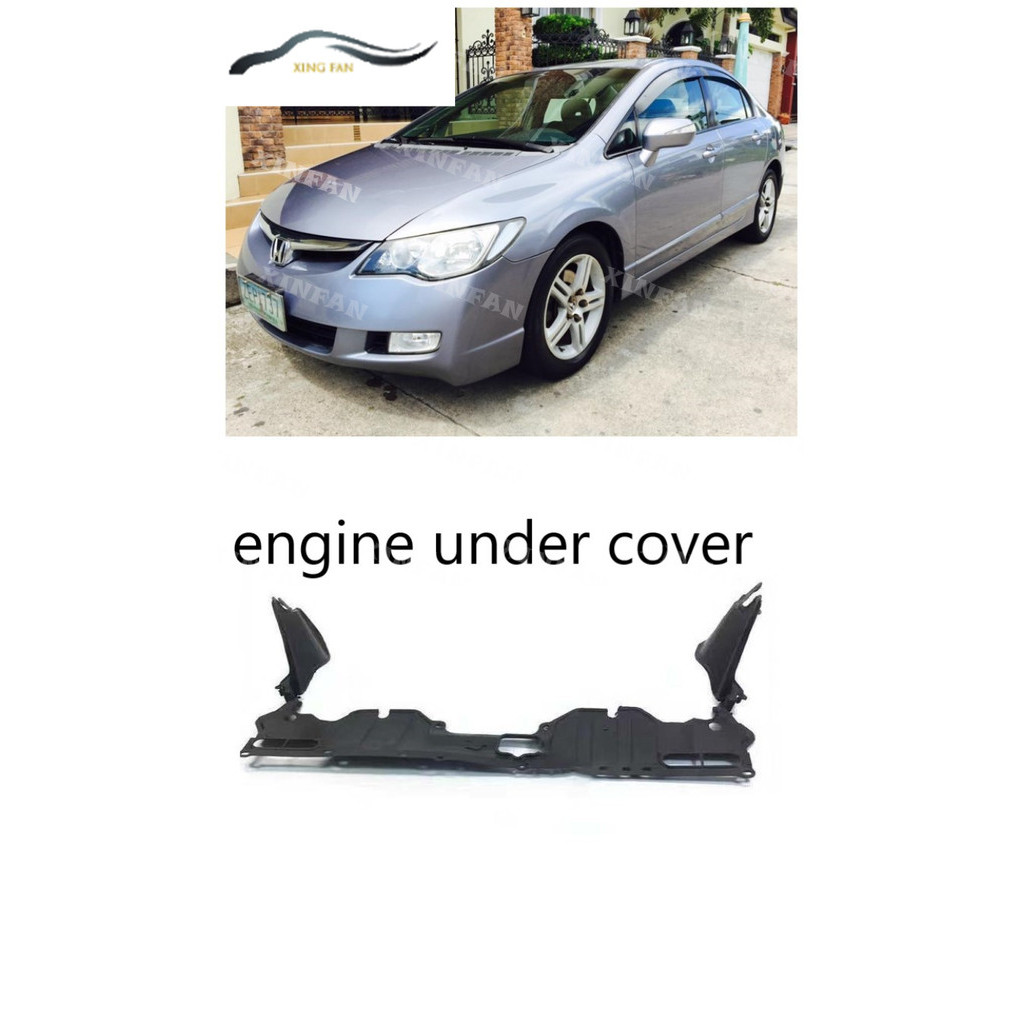 Civic FD engine under cover splash shield under enjin center guard ...