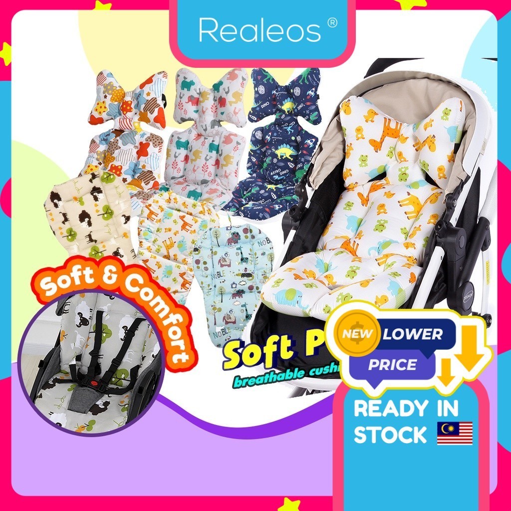 Realeos Baby Stroller Cushion Portable Car Seat Chair Pad Extra Cushion ...