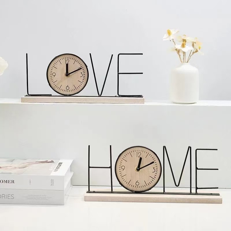 Aesthetic Desk Clock Aesthetic Wall Clock For Decorating Living Rooms ...