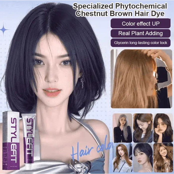 [Multi-Color Available] Ammonia-Free Aroma Hair Color Cream Plant ...