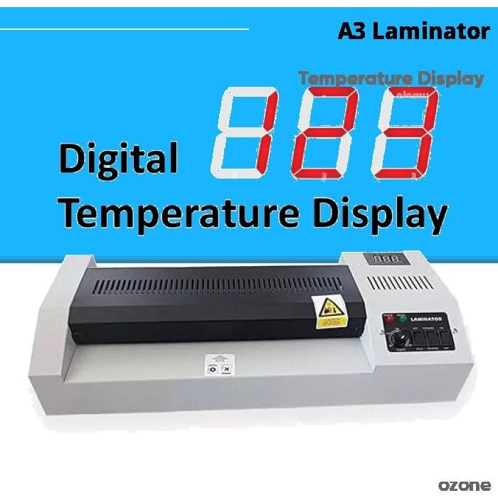 A3 Heavy Duty Laminator Laminate Machine Metal Body (Digital Display ...