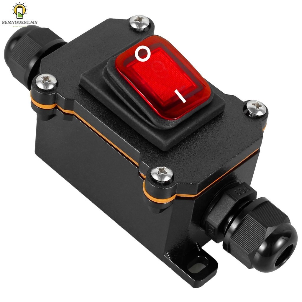 Inline Cord Switch 30A 220V IP65 Waterproof Power Cord Toggle Switch ...