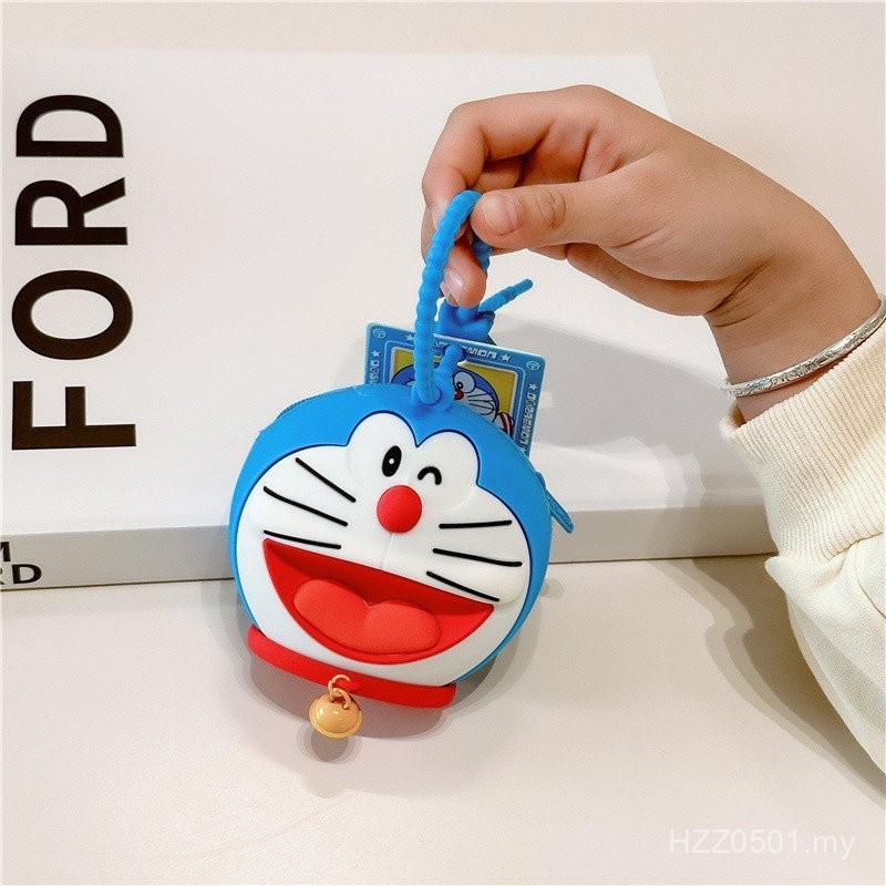 Dompet duit syiling Doraemon versi tulen Doraemon budak lelaki kartun ...