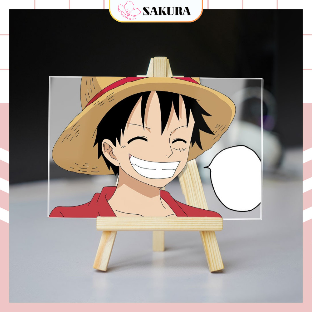 One Piece Anime glass painting, Pirate Island Luffy Zoro Sanji ...