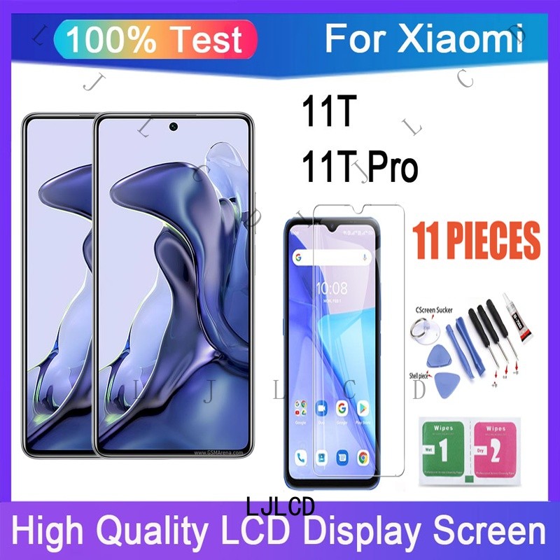 Original AMOLED Xiaomi Mi 11T 11T Pro LCD Display Touch Screen With ...