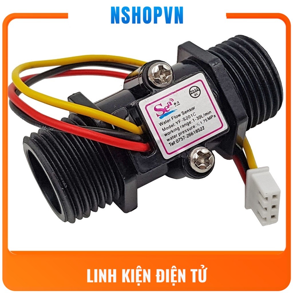 Yf-s201c DN15 water flow sensor | Shopee Malaysia