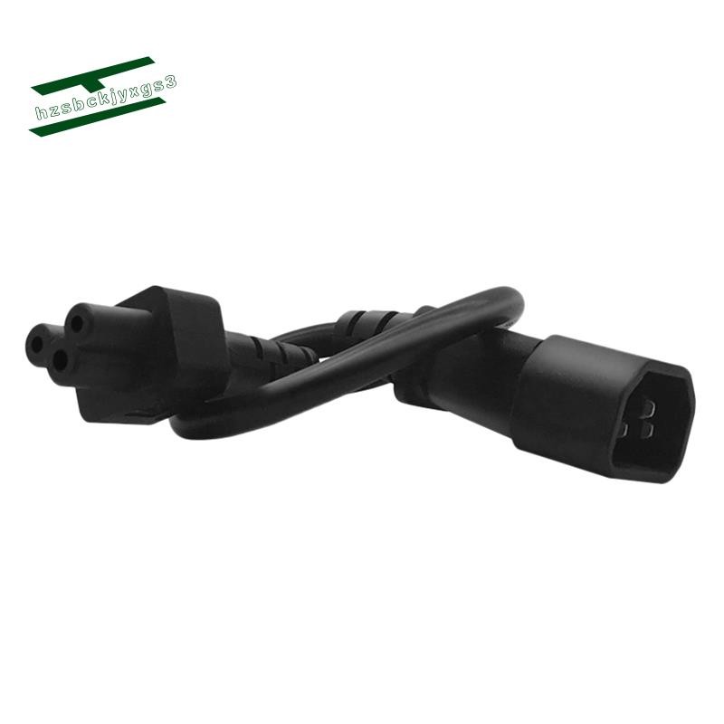 IEC 320 C14 Male Plug to C5 Female Adapter Cable IEC 3 Pin Male to C5 ...