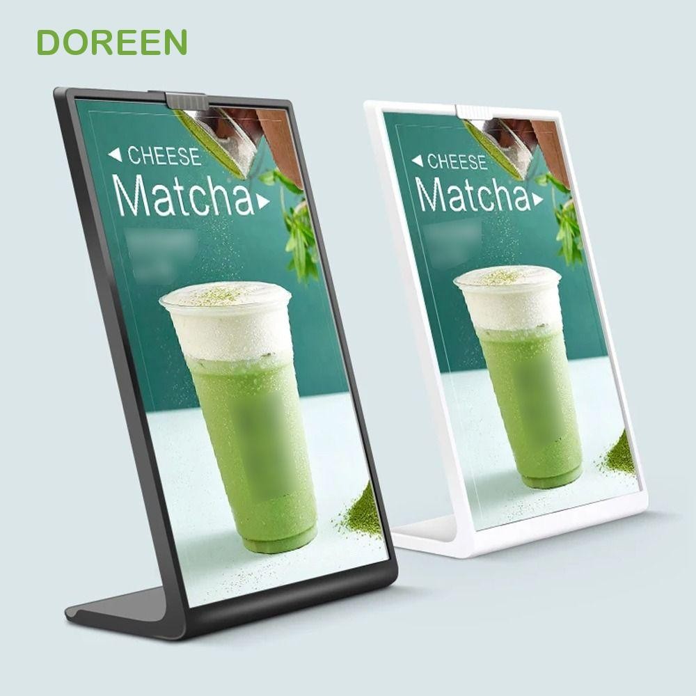 DOREEN Menu Display Stand, Anti Drop A4 a5 a6 Acrylic Sign Holders ...
